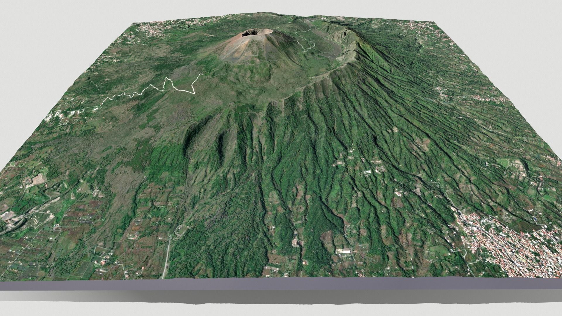 Volcano Vesuvius Italy 3D model | CGTrader