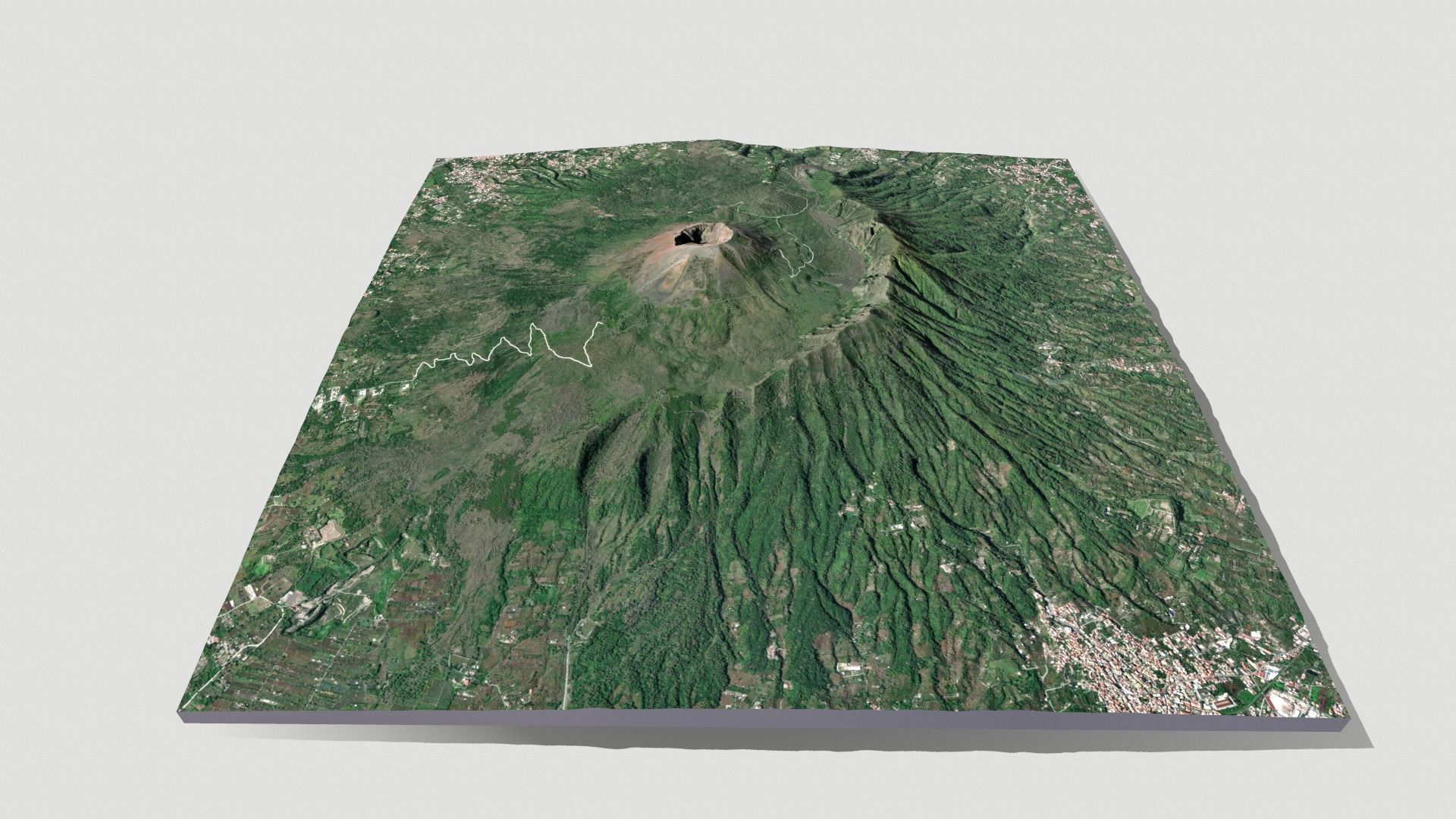Volcano Vesuvius Italy 3D model | CGTrader