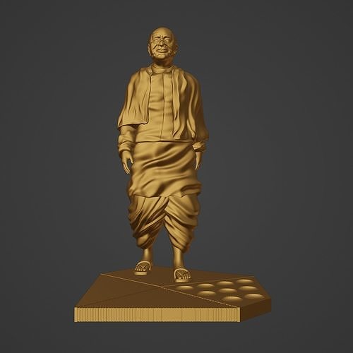 3D model Statue of Unity or sardar patel VR / AR / low-poly | CGTrader