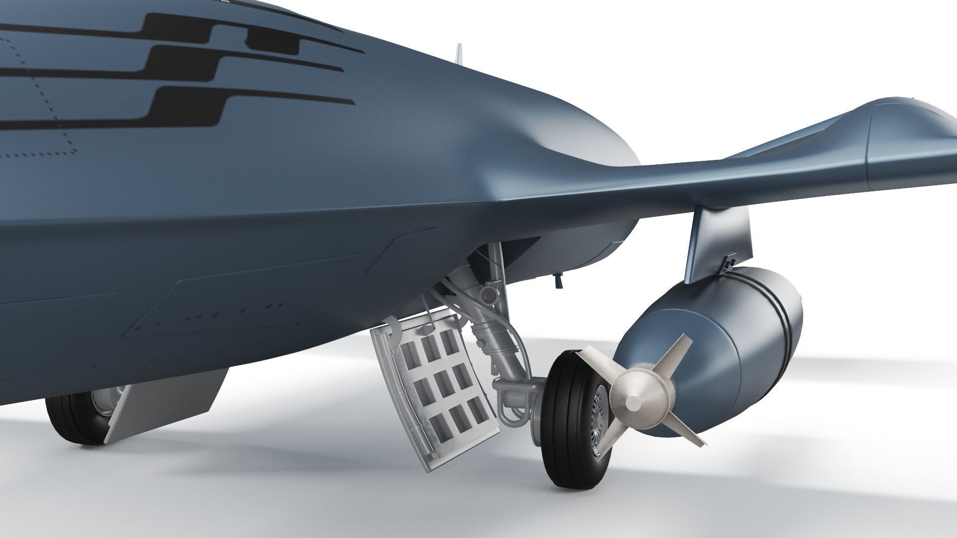Boeing MQ25 Stingray Aerial Refueling Drone US 2 3D model | CGTrader