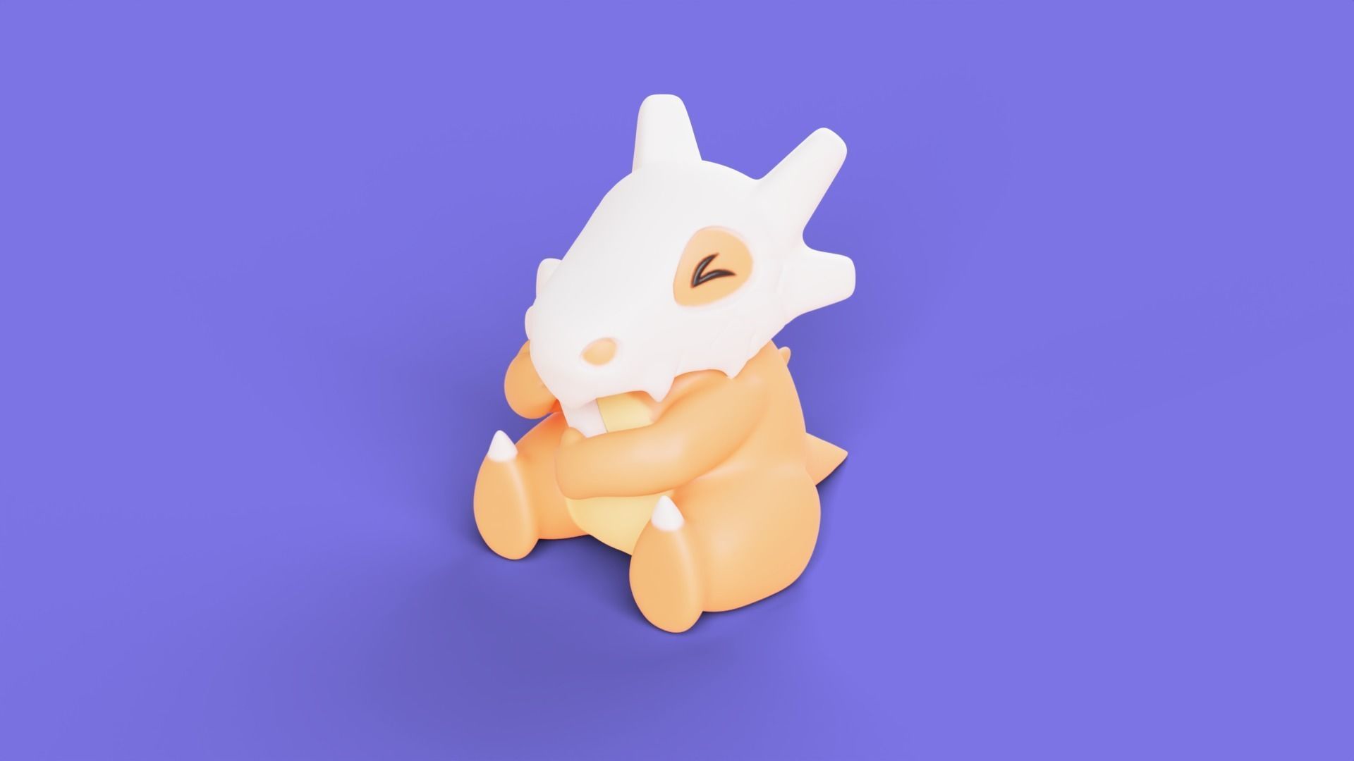 Pokemon Cubone Character 3D model 3D printable | CGTrader