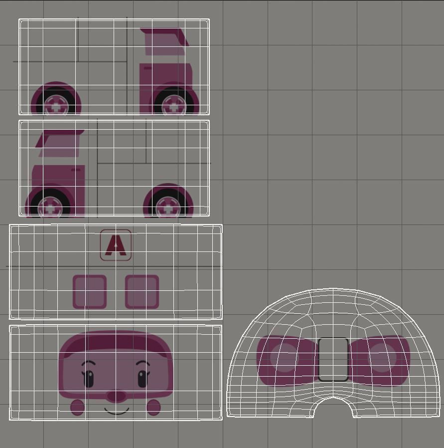 Ambulance Toy Push Car 3D model | CGTrader