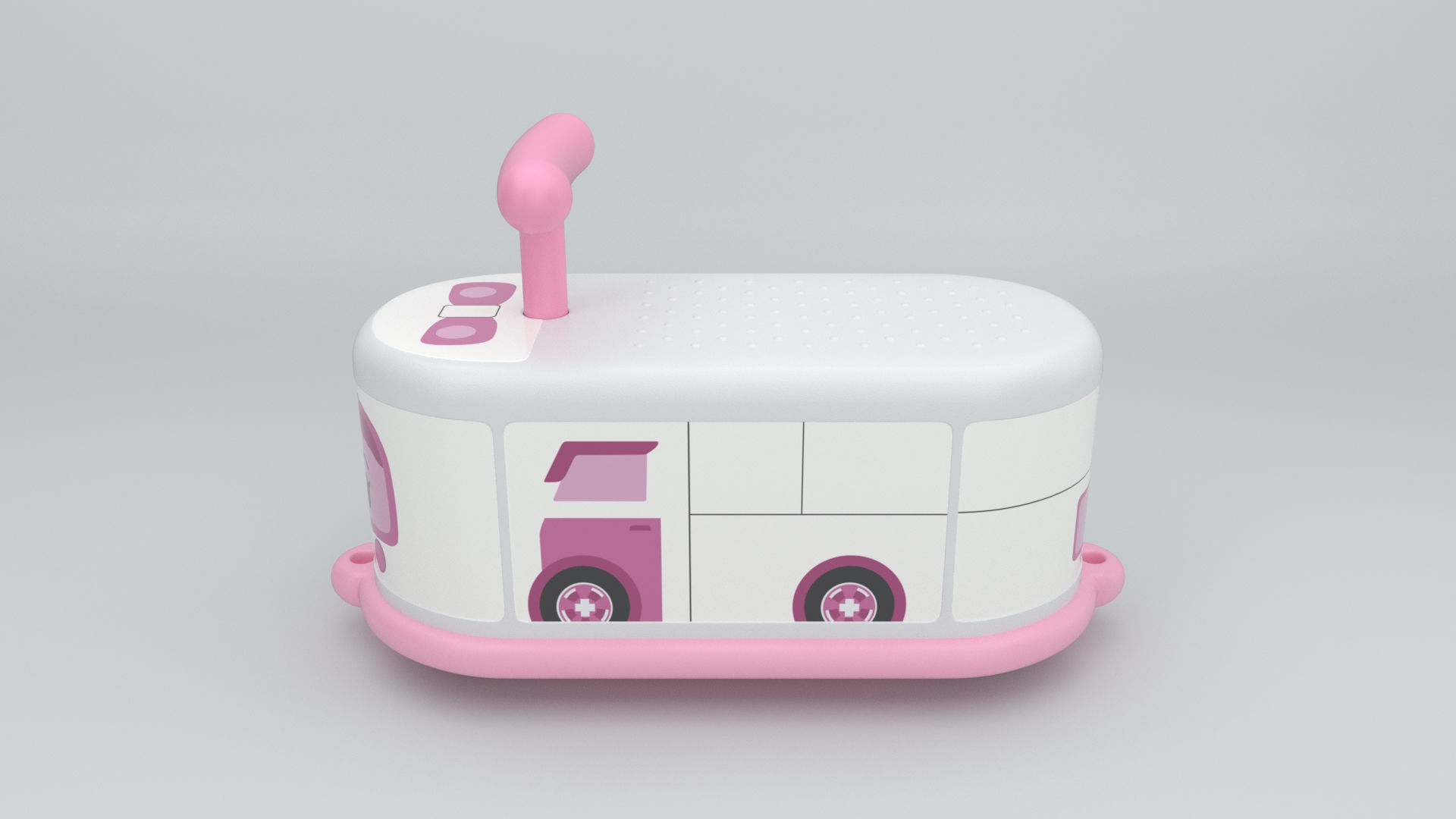 Ambulance Toy Push Car 3D model | CGTrader