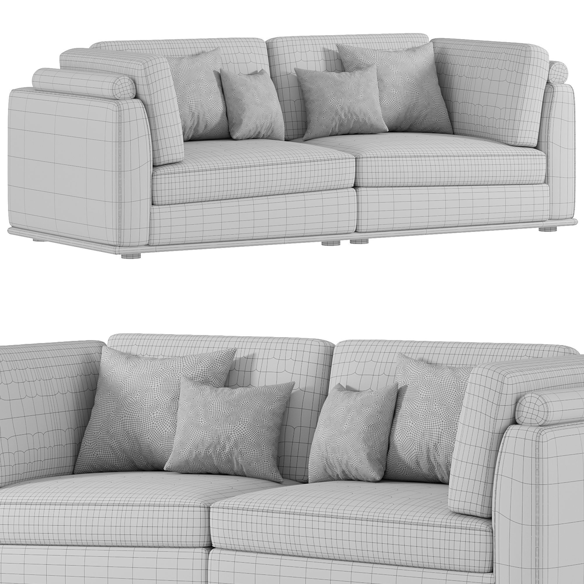 Milo Sofa By Roveconcepts Collection 3D model | CGTrader