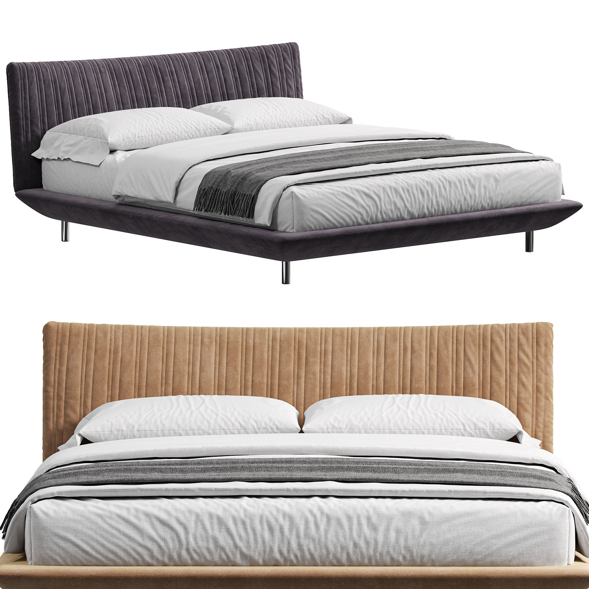 SHELLON BED By Desiree 3D model | CGTrader