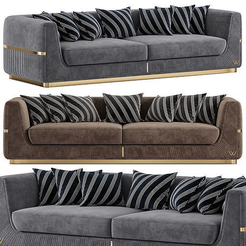 Lorenzo Sofa By Akyuz Mobilya Collection 3D model | CGTrader