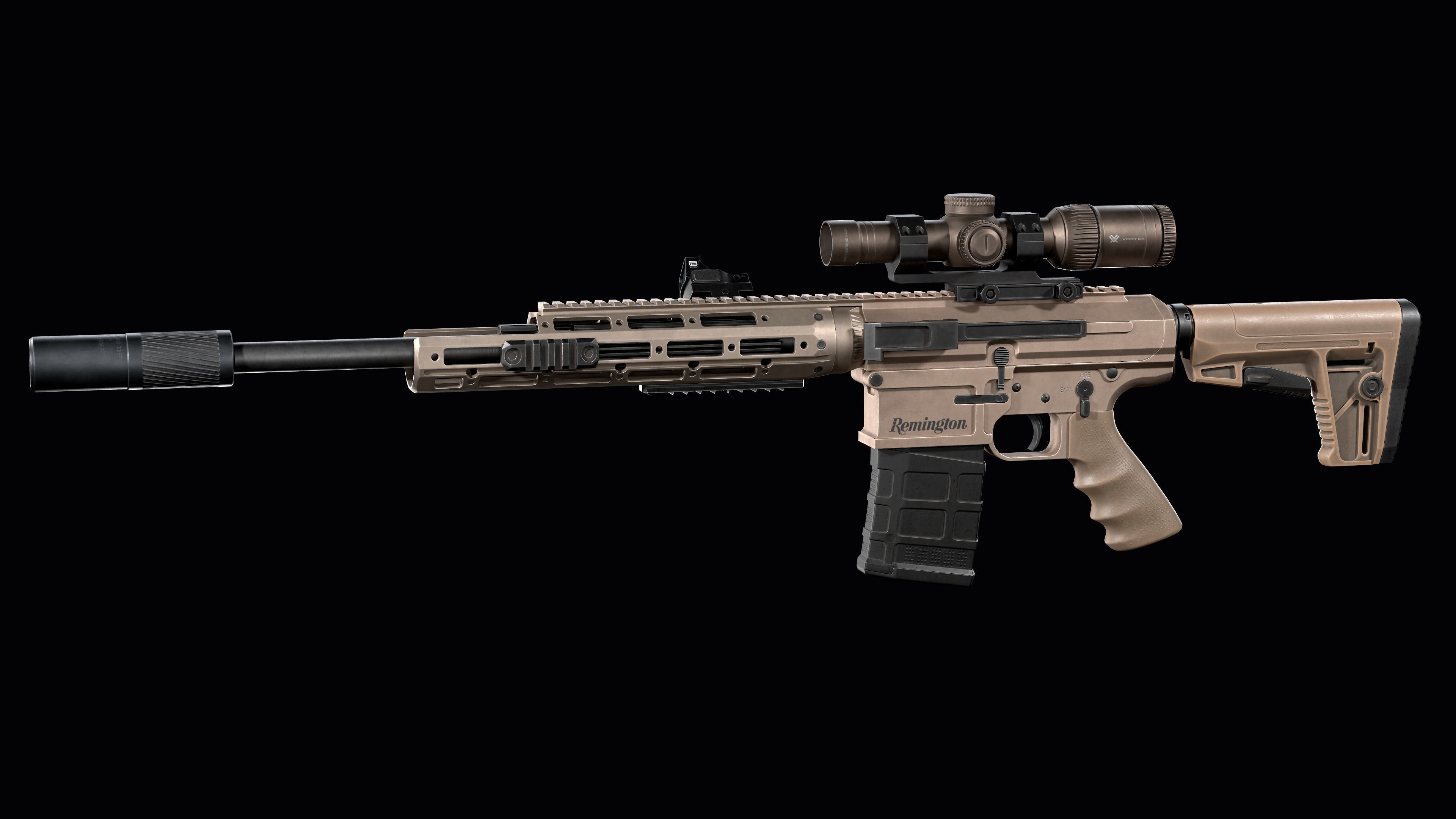 3D model Tactical modular sniper rifle Remington R11 RSASS VR / AR ...