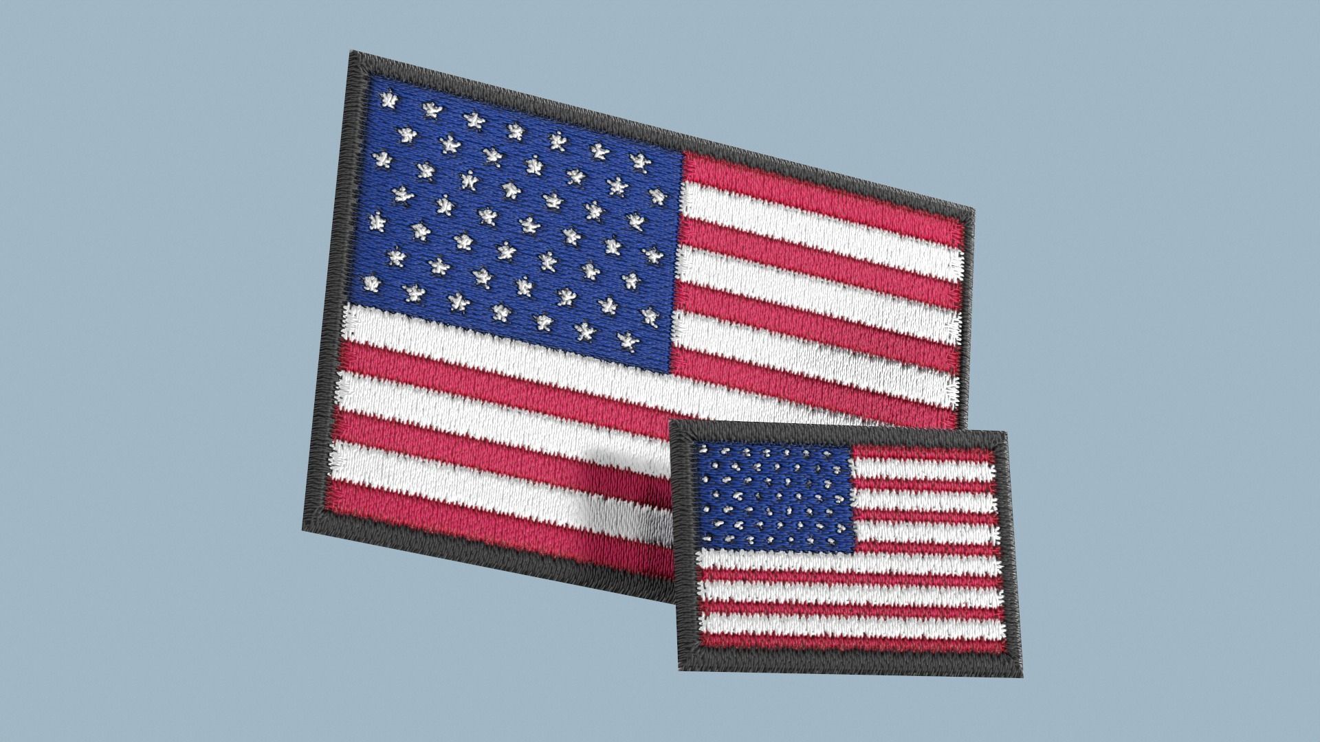 3D model 20 COUNTRY FLAG PATCHES VR / AR / low-poly | CGTrader