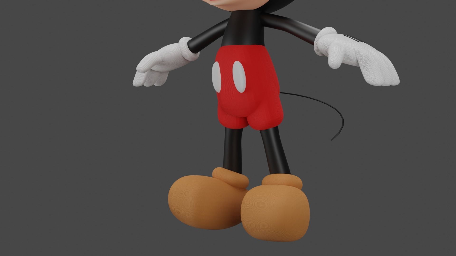 3D Mickey Mouse 3D model 3D printable | CGTrader