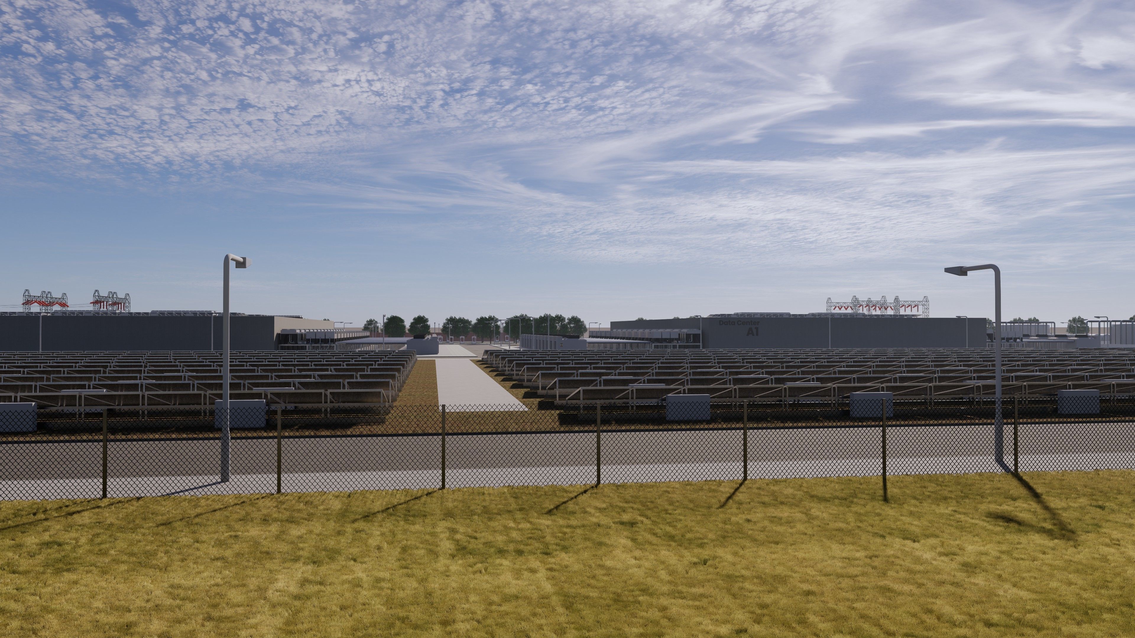 Aws Amazon Data Center Building with Interior 3D model | CGTrader