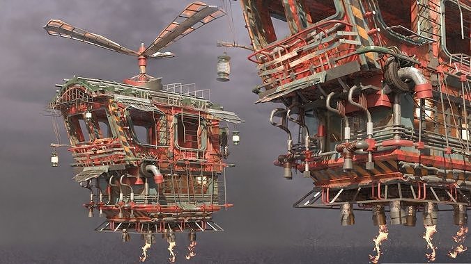 3D model Junk Aircraft Plane VR / AR / low-poly | CGTrader