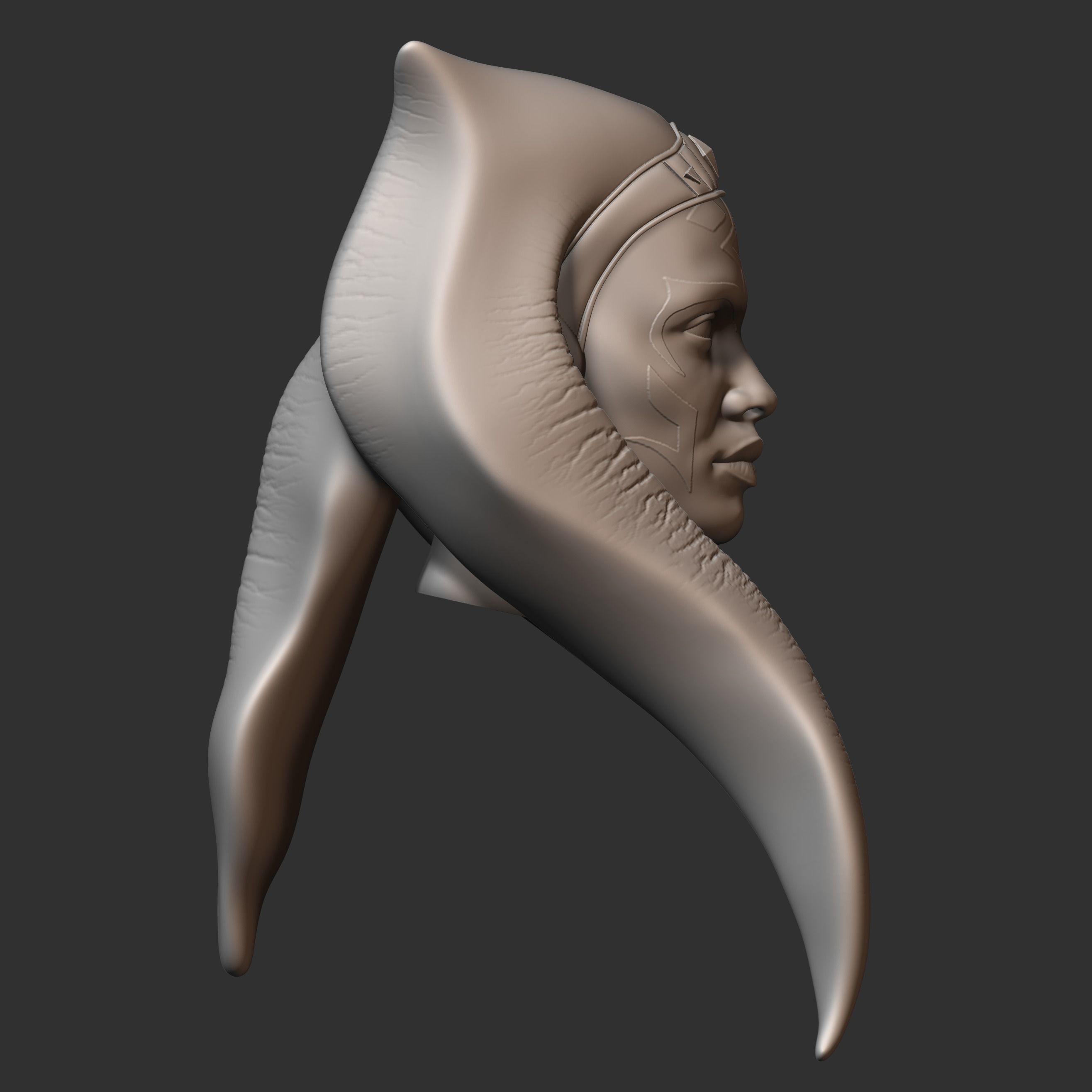 Ahsoka Tano Series Rosario Dawson 3D model 3D printable | CGTrader