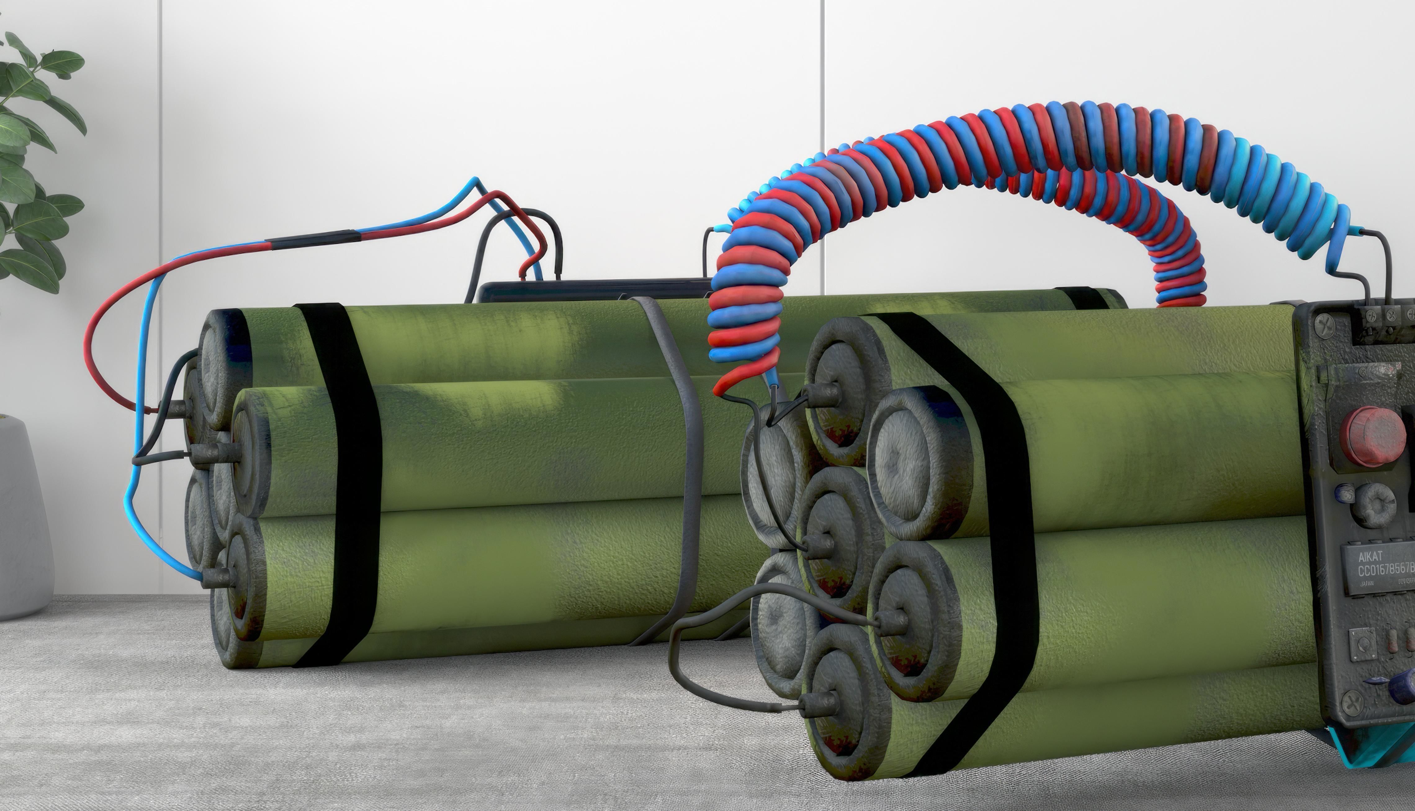 Modern Equipment monomer equipment Bomb 3D model | CGTrader