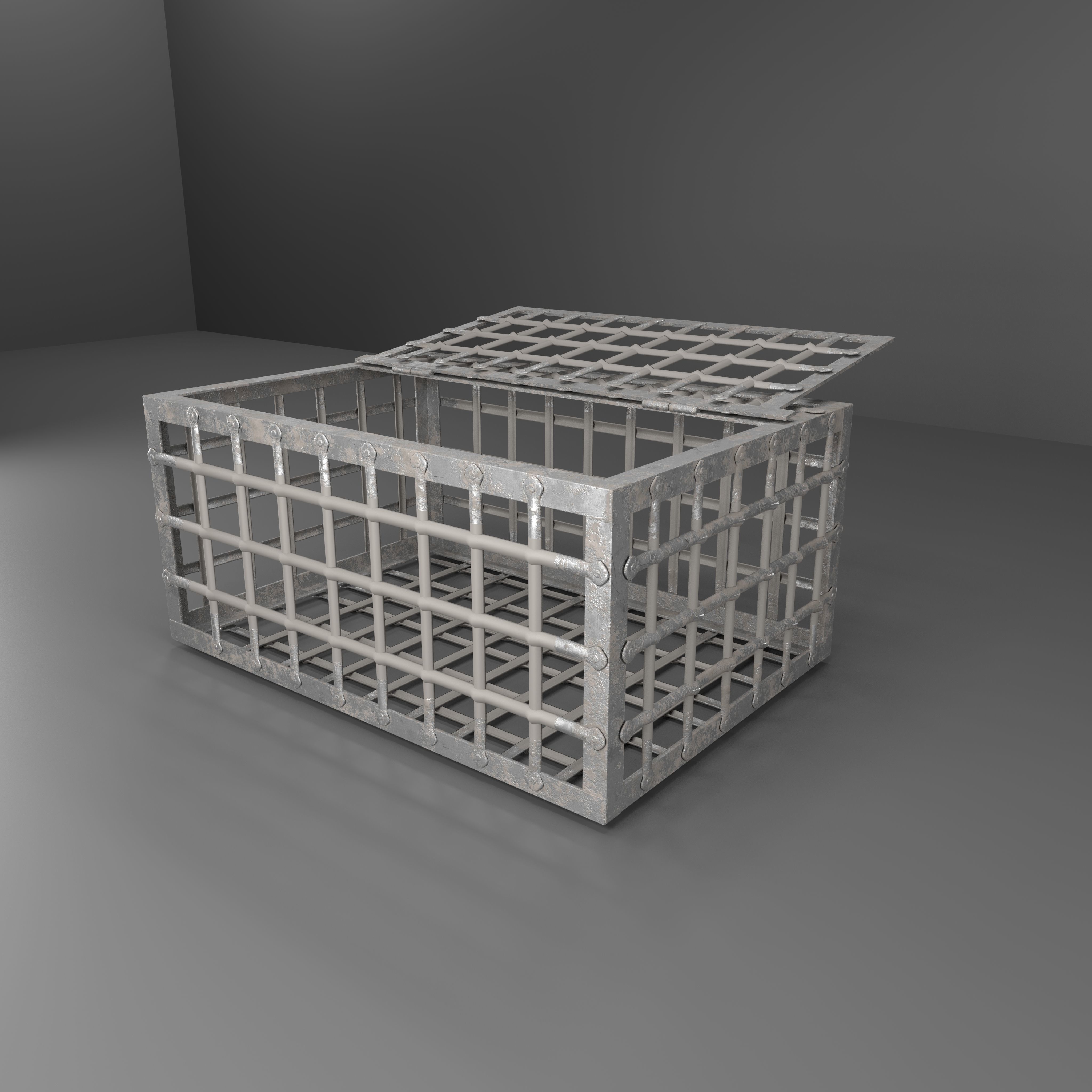 3D model cage model VR / AR / low-poly | CGTrader