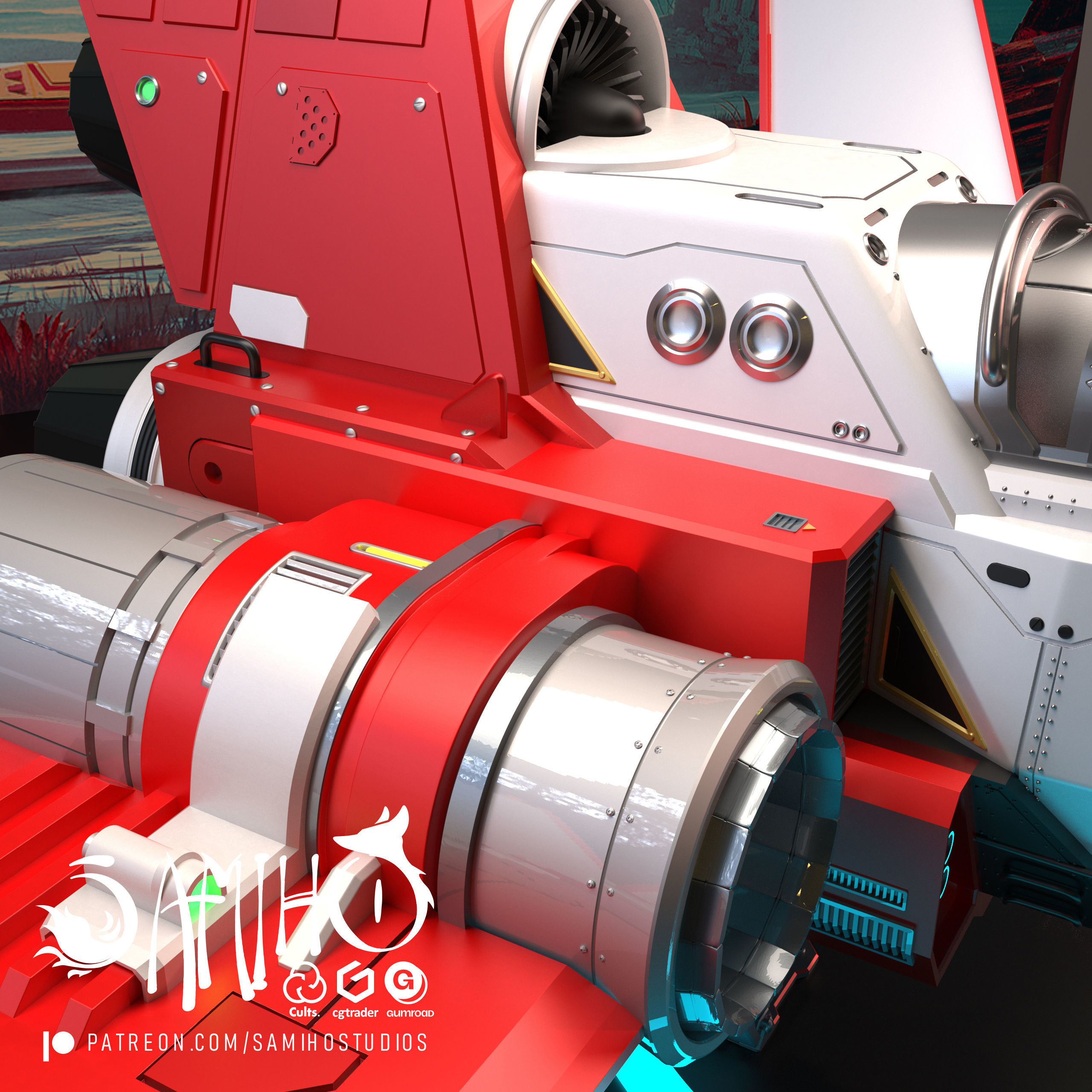 Samiho Studios - Radiant Pillar BC1 - STLs ready for printing 3D model ...