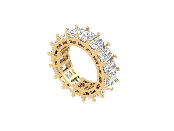 Radiant Full Eternity Ring 3D model 3D printable | CGTrader