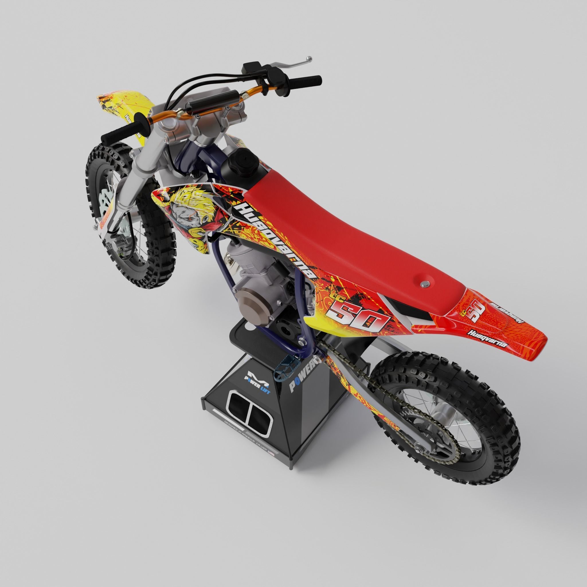 HUSQVARNA TC 50 3D model | CGTrader