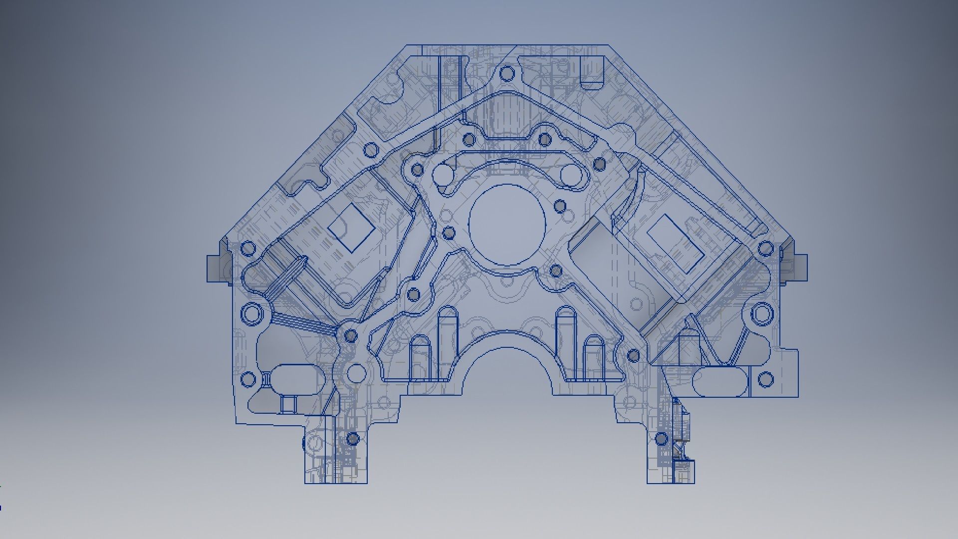 v8 engine block 3D model | CGTrader