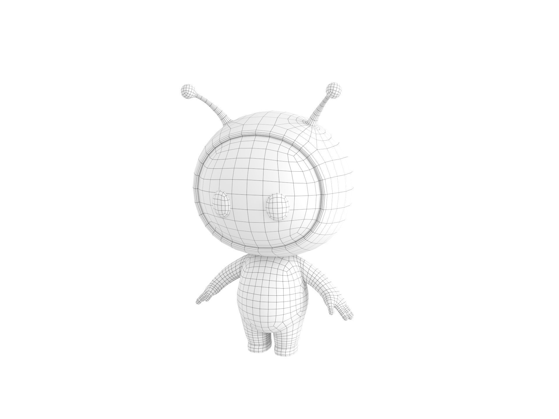 Character254 Rigged Mascot 3D model rigged | CGTrader