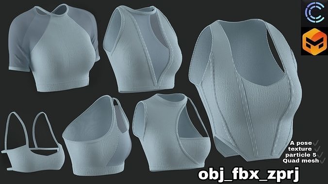 3d crops 3D model | CGTrader