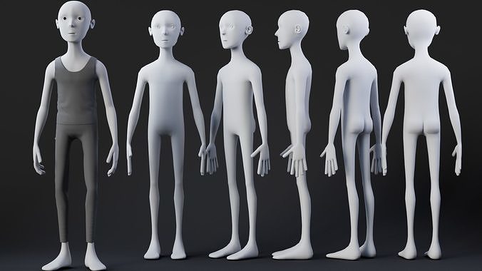 Stylized Man 3D model | CGTrader