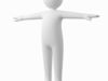 3D model Adult Male Stickman in T-Pose VR / AR / low-poly | CGTrader