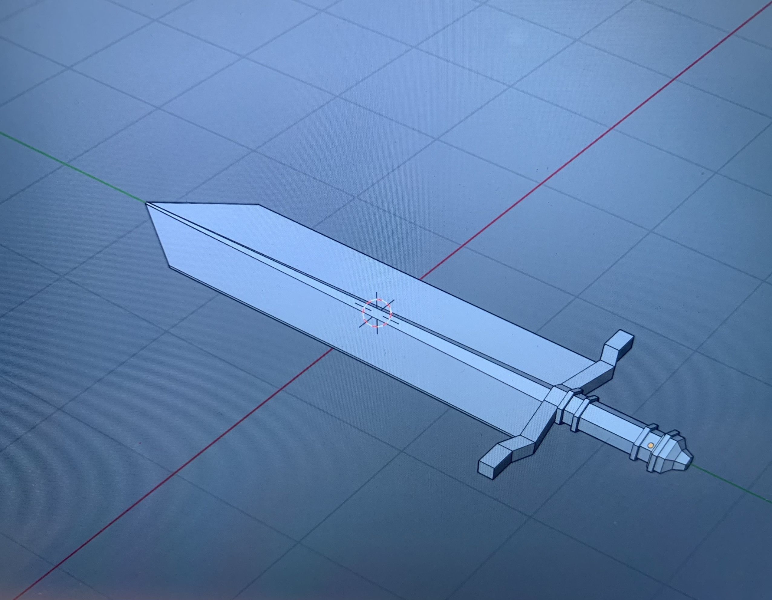 Simple sword 3D model free 3D model | CGTrader