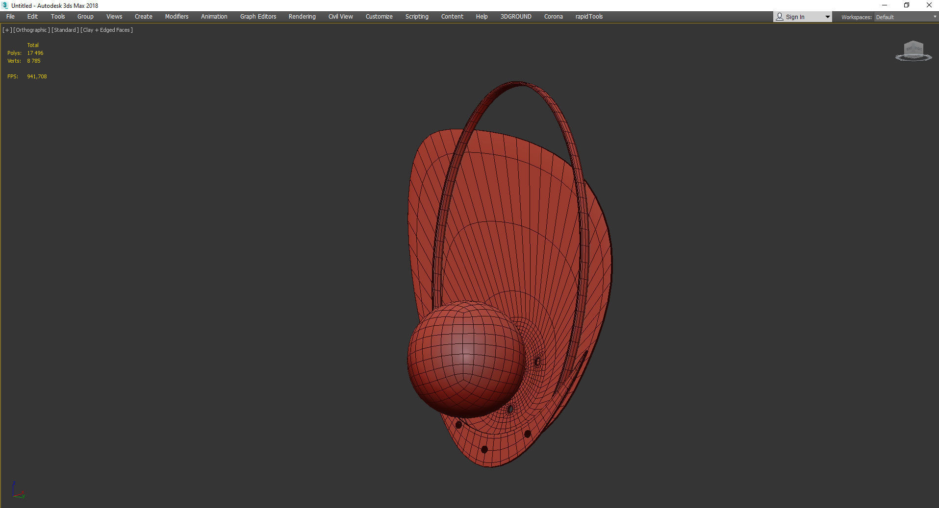 3D model CLAM FLAT VR / AR / low-poly | CGTrader