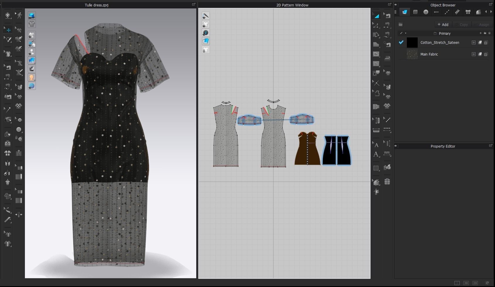 Tulle dress 3D model rigged | CGTrader