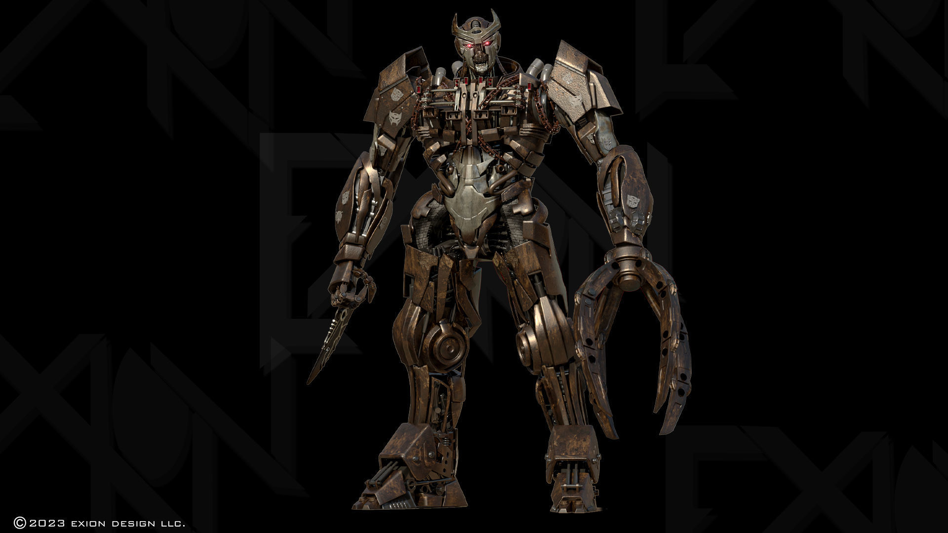 Transformers Scourge ROTB 3D model rigged | CGTrader