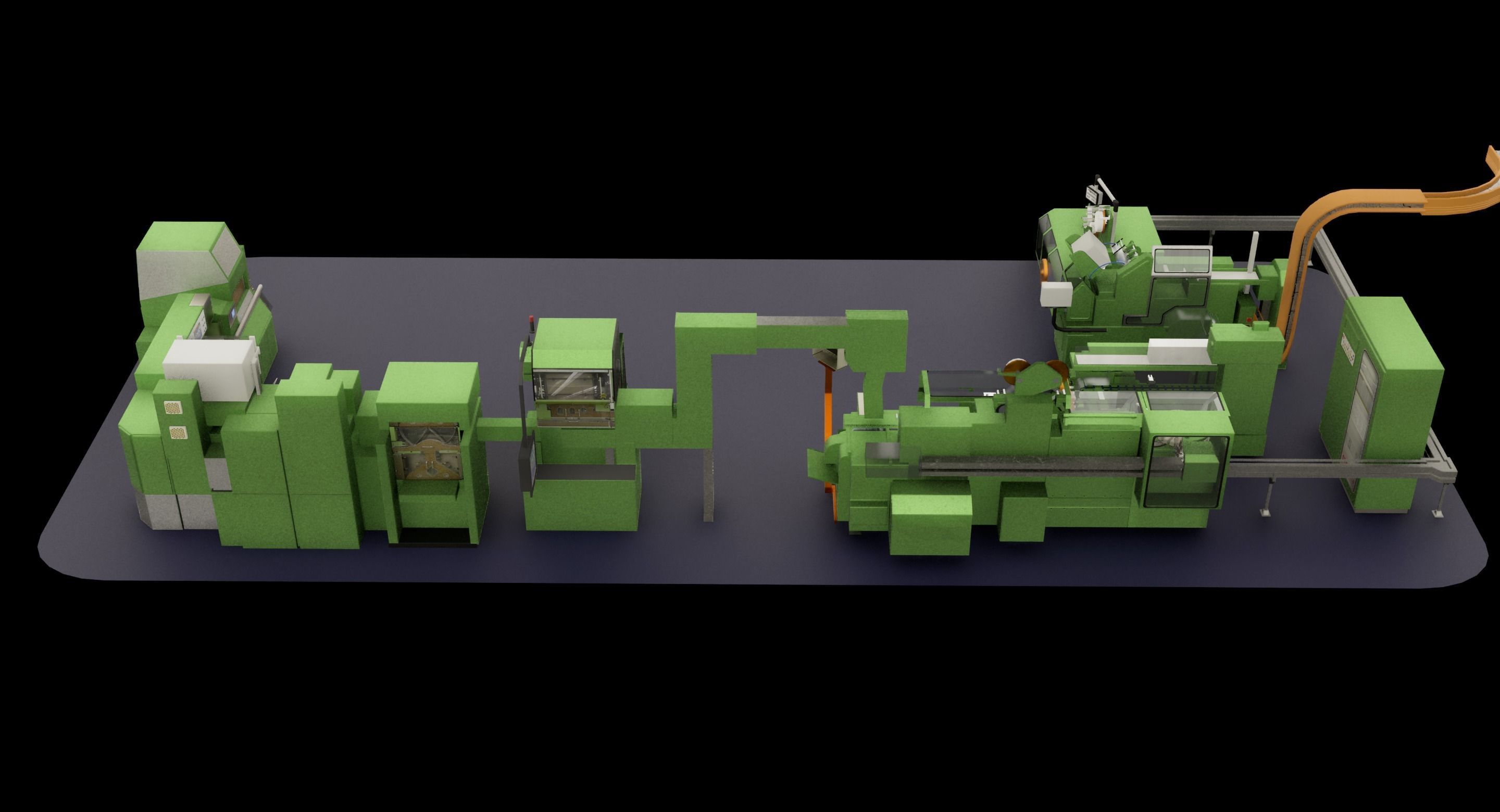 PROTOS-80 GDX2 cigar processing sets 3D model | CGTrader