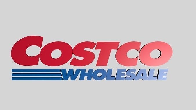 Costco Wholesale Logo 3D model | CGTrader