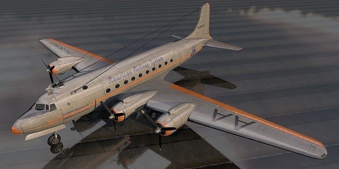 Douglas DC-4 - C-54 Skymaster 3D model | CGTrader