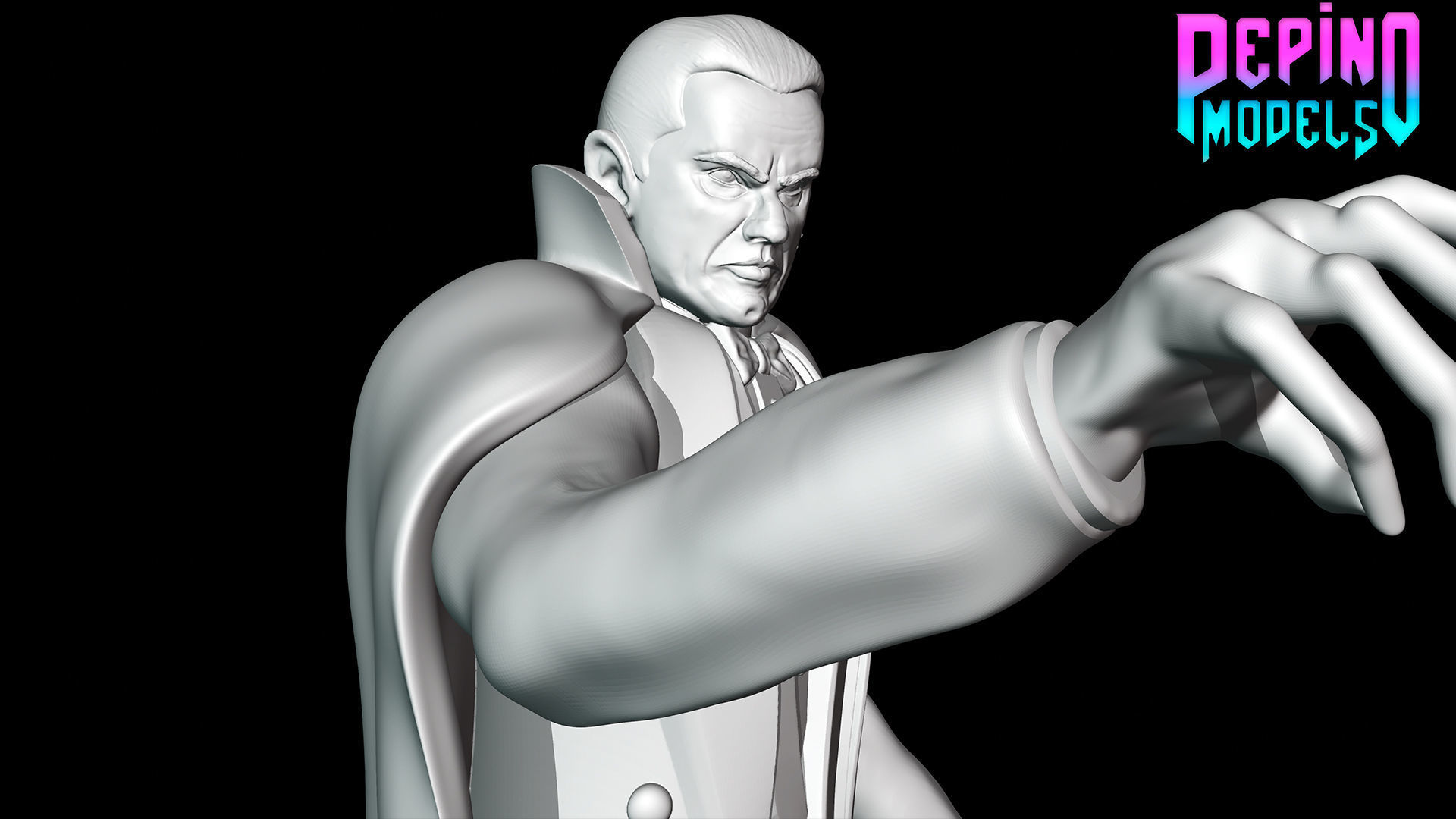 Dracula from Dracula 1927 - 62mm scale miniature 3D print model 3D ...