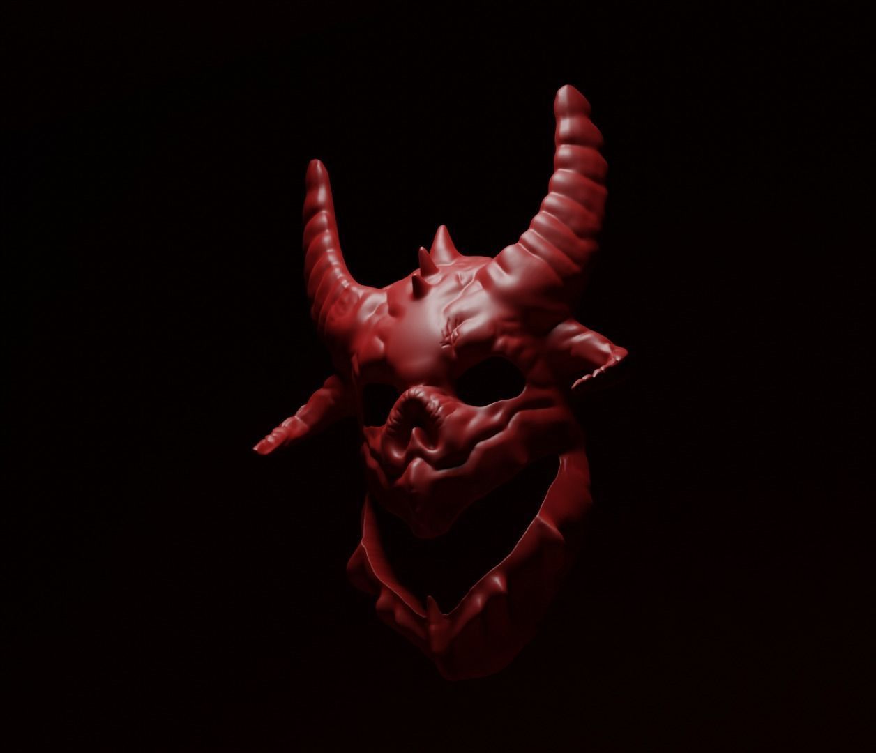 Devil Doom Game Cosplay Mask - Costume Mask free 3D model 3D printable ...