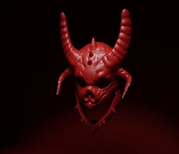 Devil Doom Game Cosplay Mask - Costume Mask free 3D model 3D printable ...