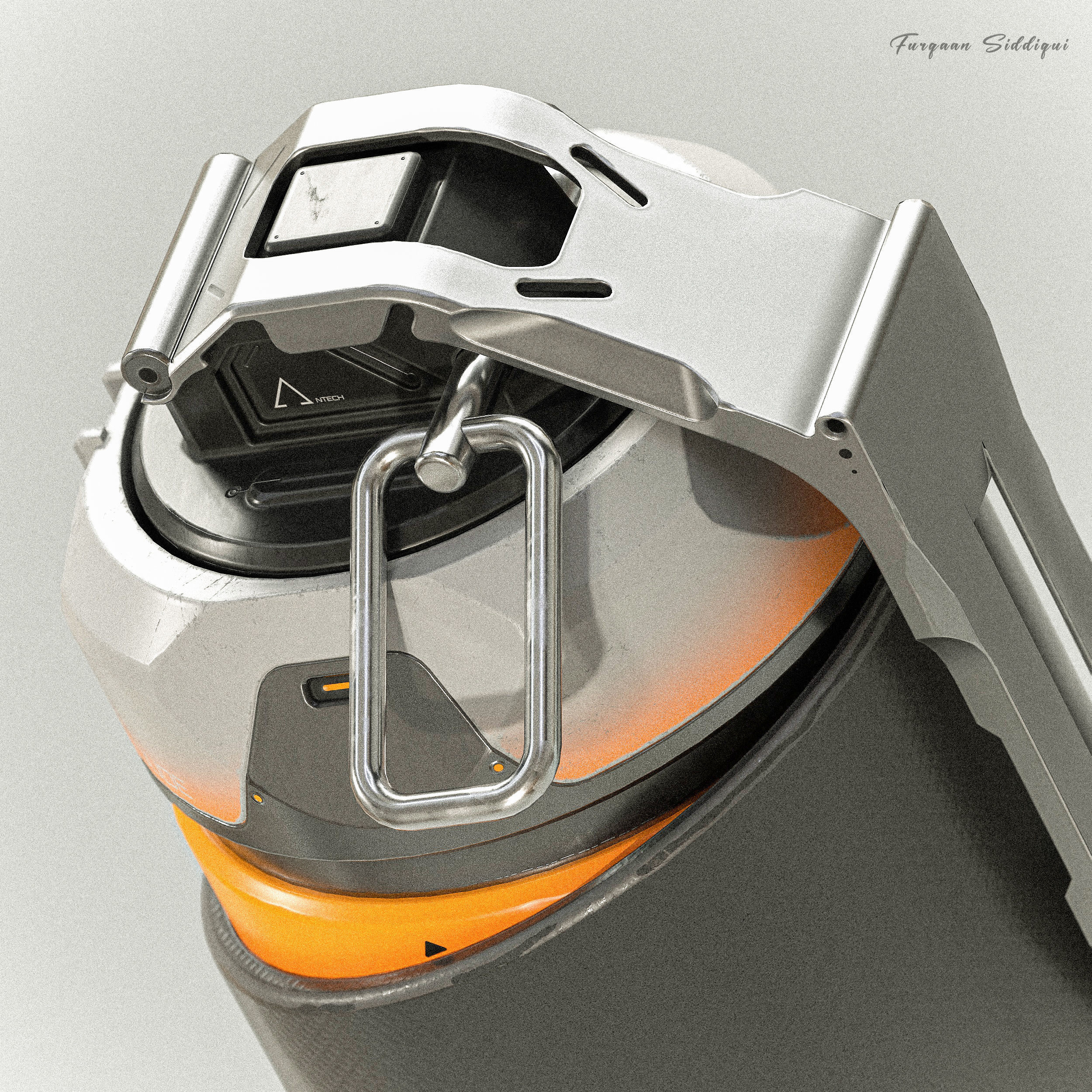 3D model Sci-fi Grenade V9 PBR VR / AR / low-poly | CGTrader