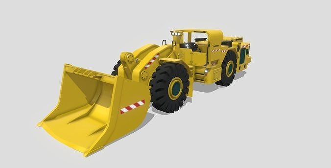 3D model Schopf SFL 100 Loader - animated 3D Model VR / AR / low-poly ...
