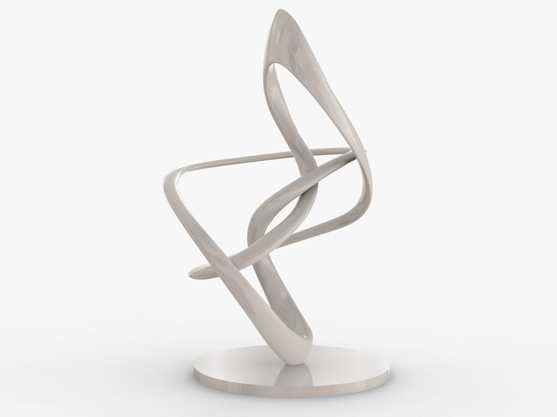 Modern Sculpture Cycloid Complex Decotration 3D model 3D printable ...