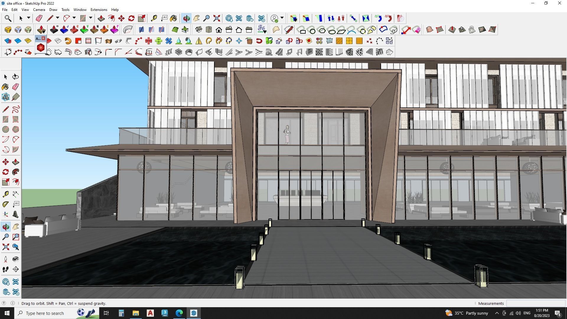 Modern office Building 3d model 3D model | CGTrader