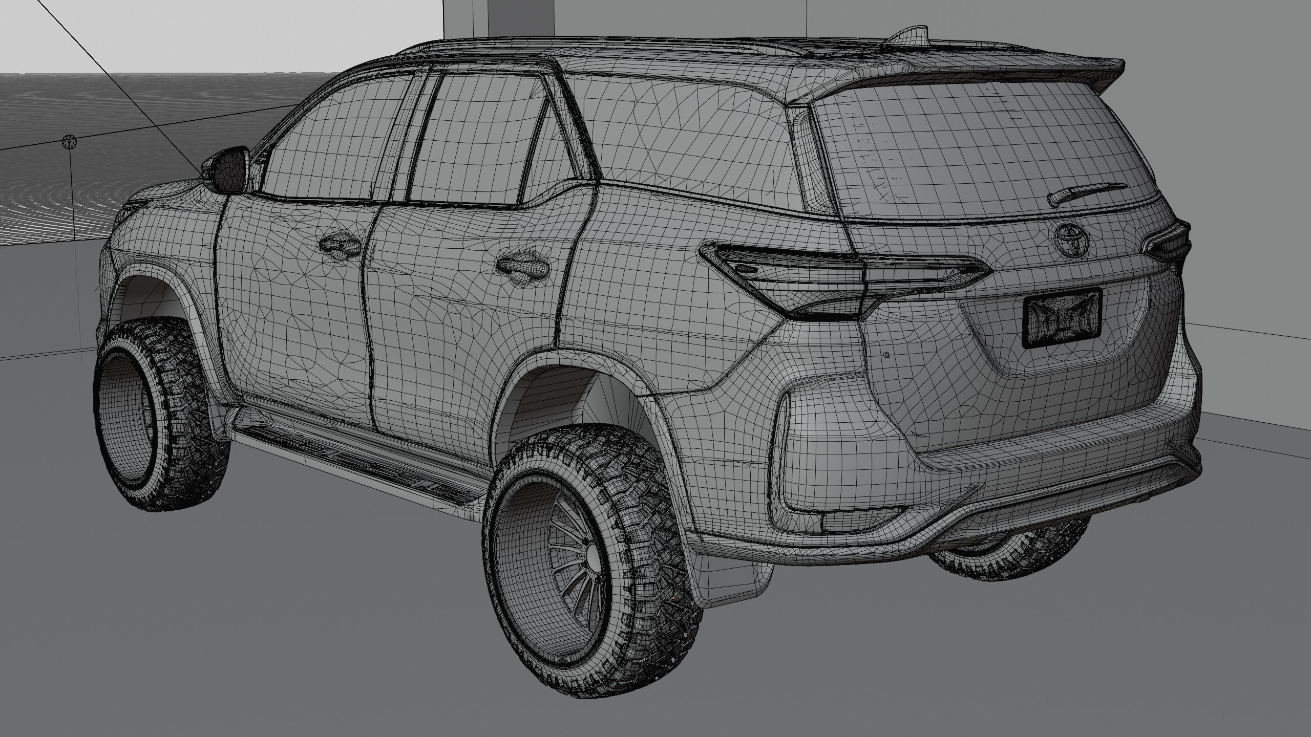 Toyota Fortuner 2022 3D model | CGTrader