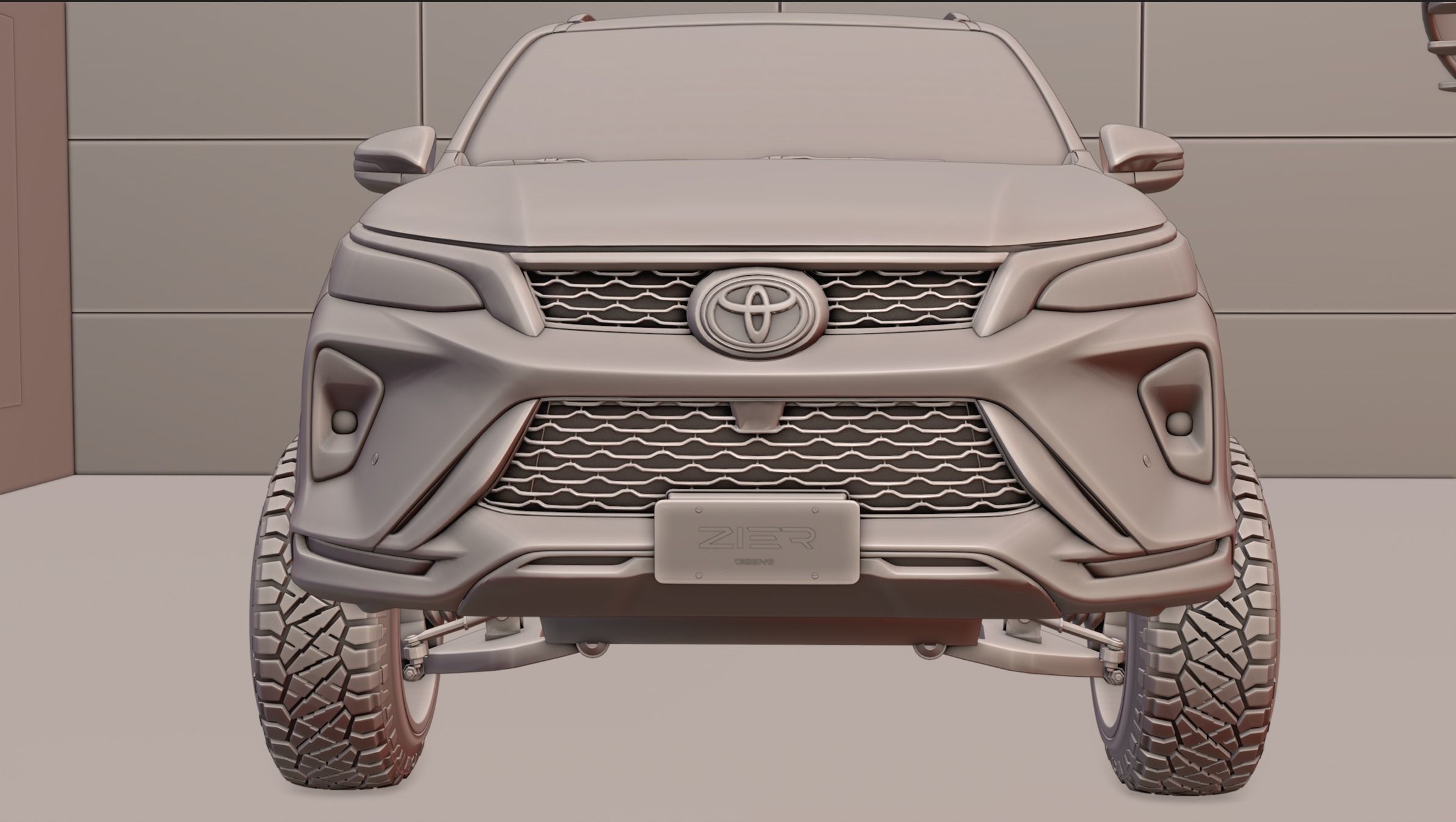 Toyota Fortuner 2022 3D model | CGTrader