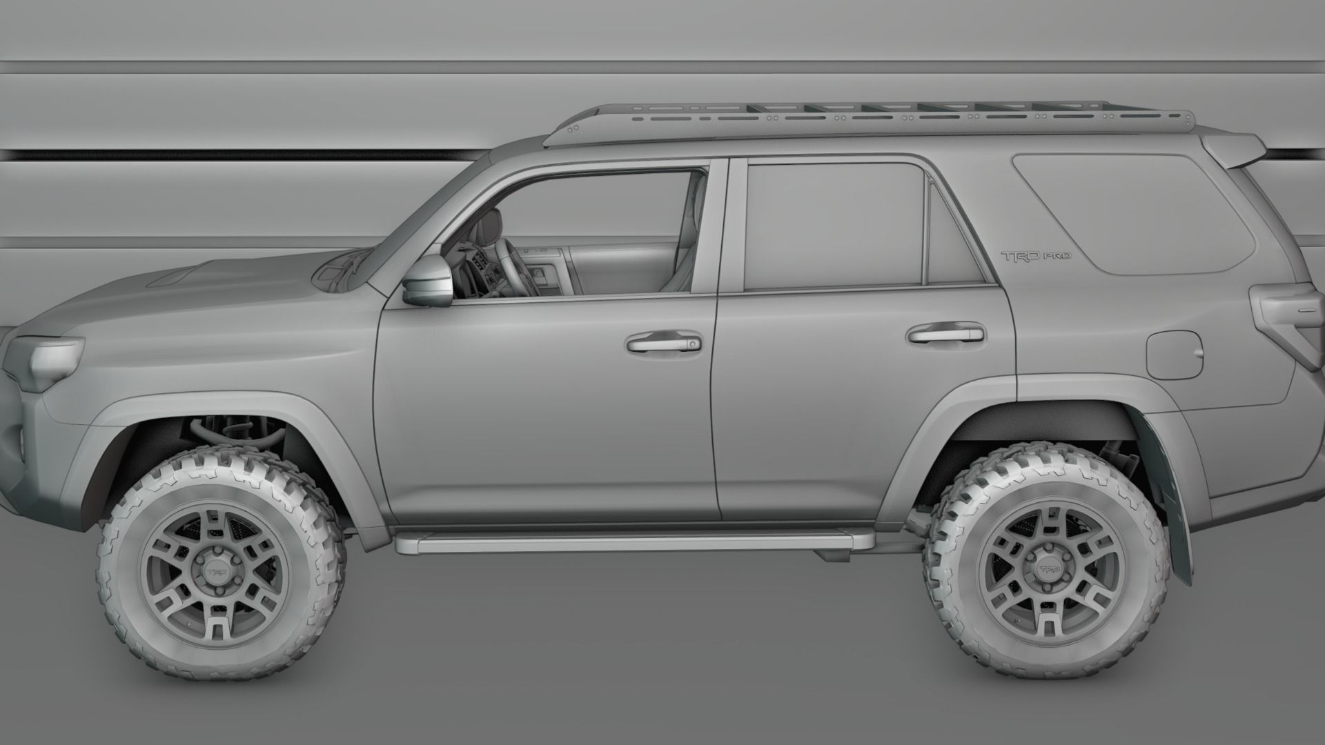 Toyota 4runner TRD 2023 3D model | CGTrader