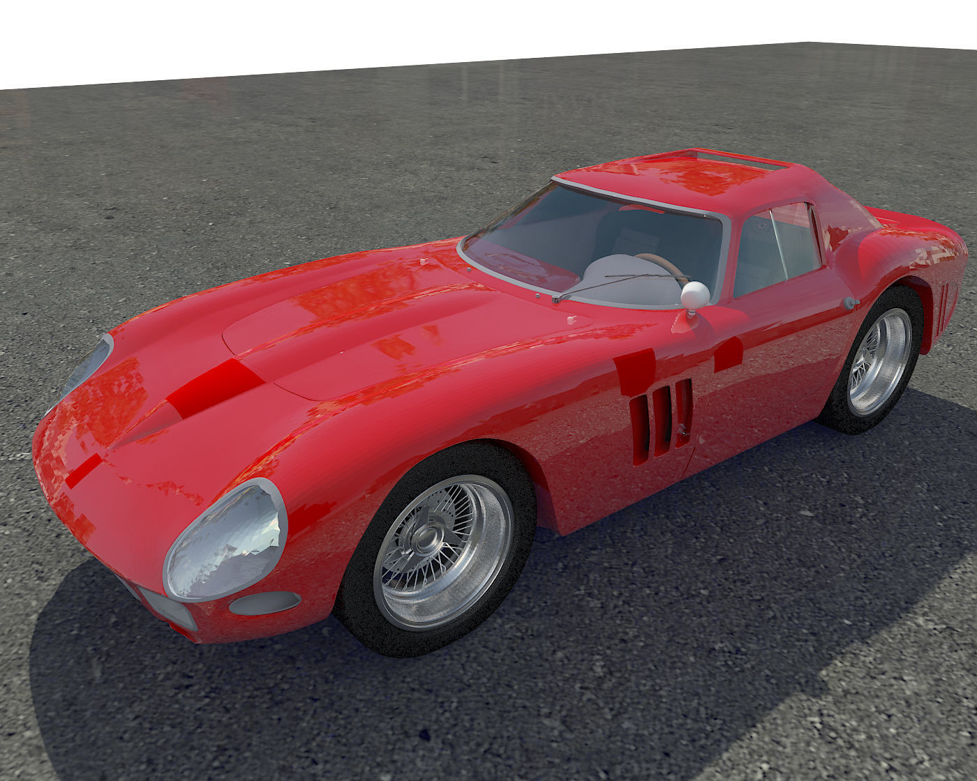 1963 Ferrari 250 GTO 3d model 3D model | CGTrader