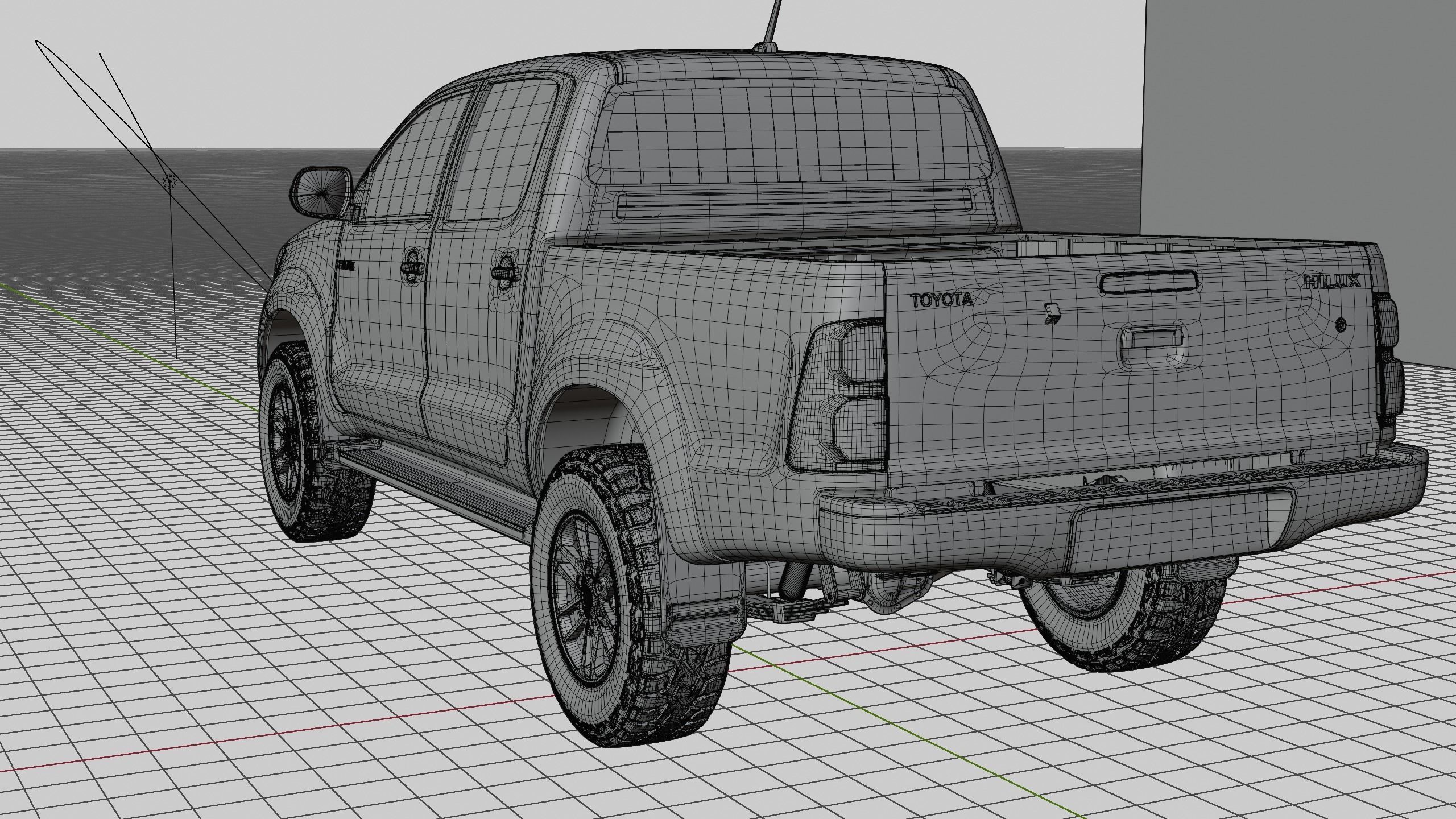 Toyota Hilux 2015 3D model | CGTrader