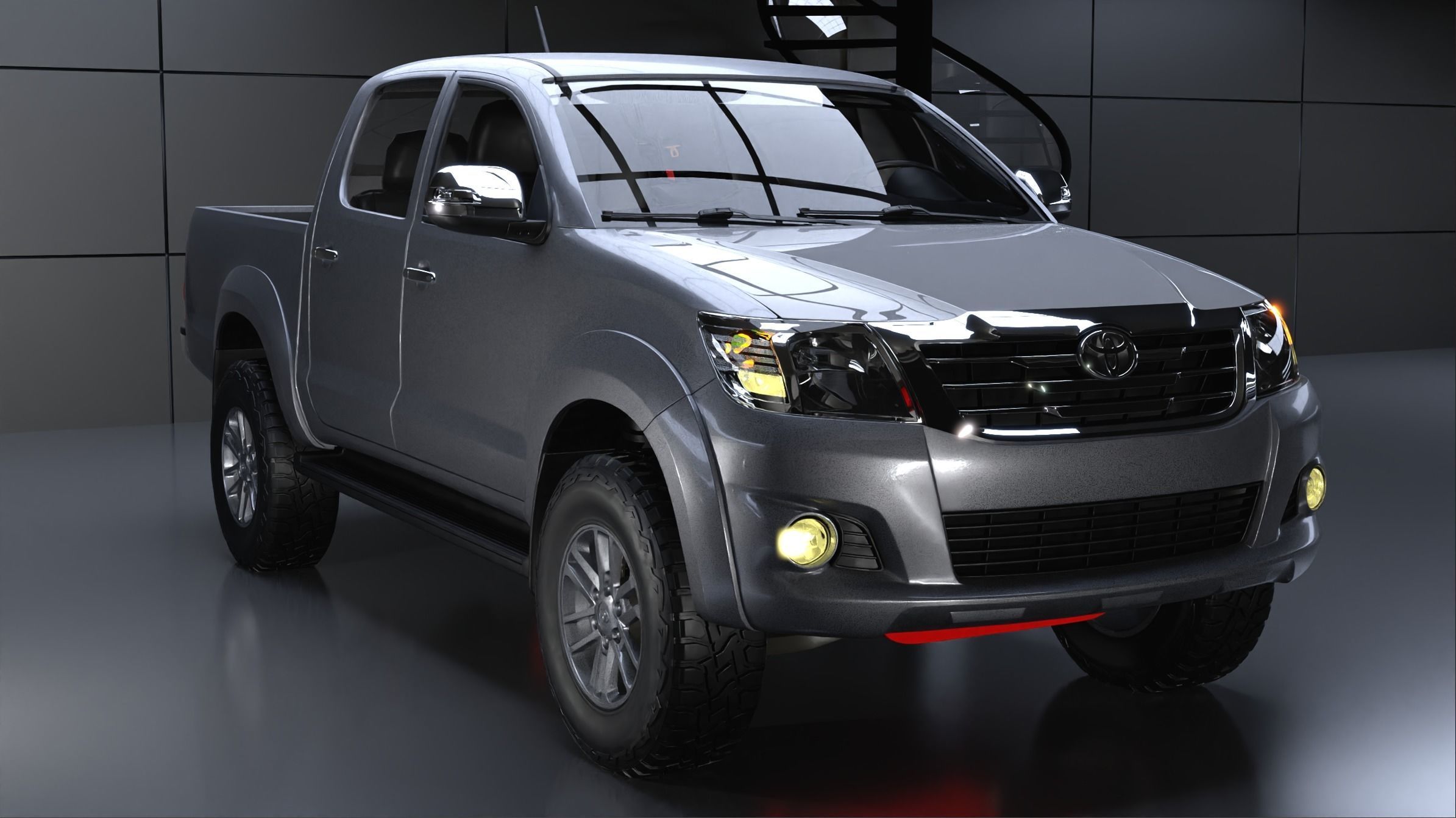 Toyota Hilux 2015 3D model | CGTrader