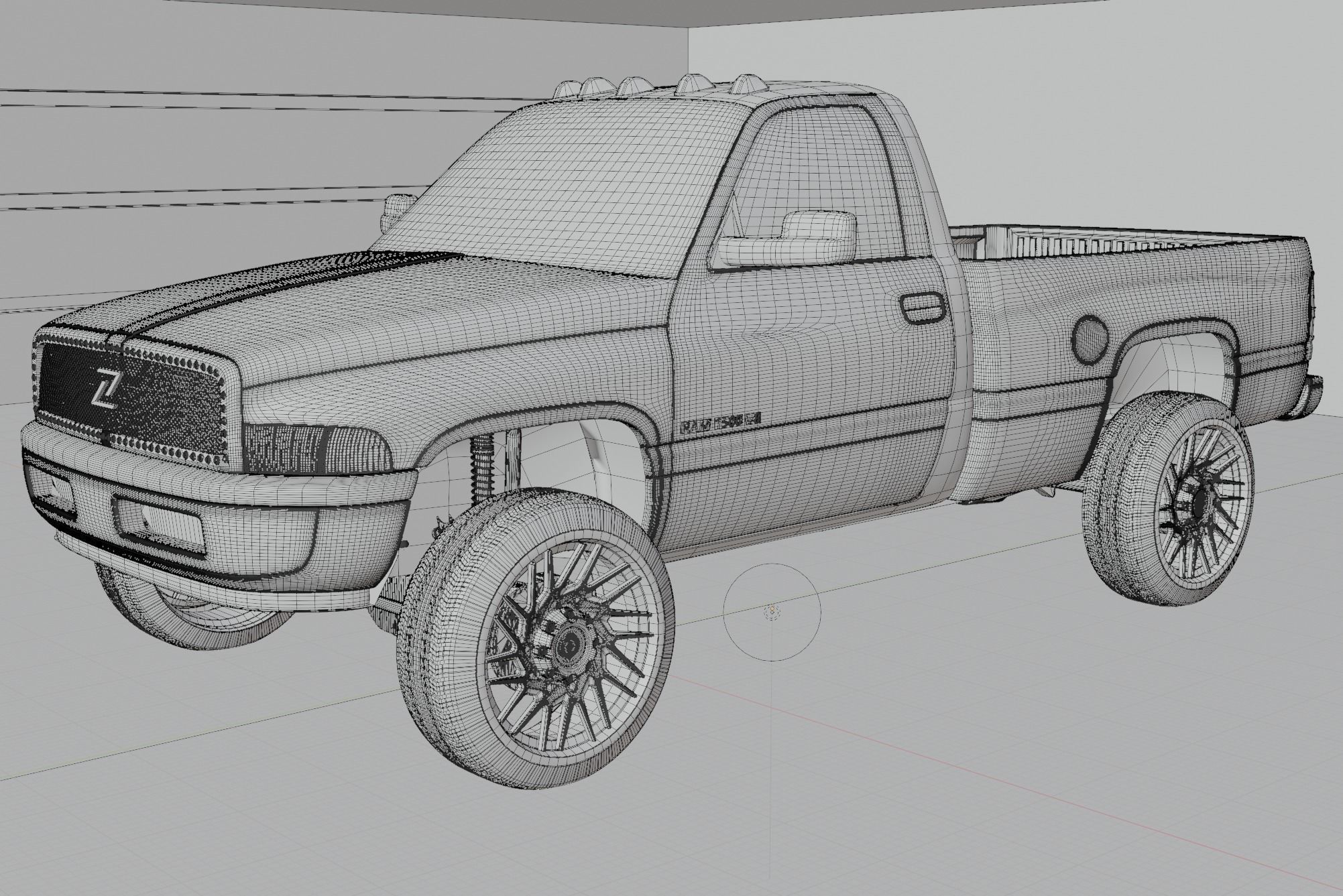 Dodge Ram 1500 old 3D model | CGTrader