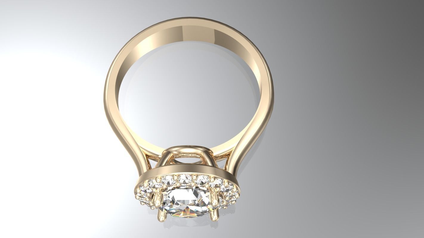 Simple Halo ring 3d model for 3d print 3D model 3D printable | CGTrader