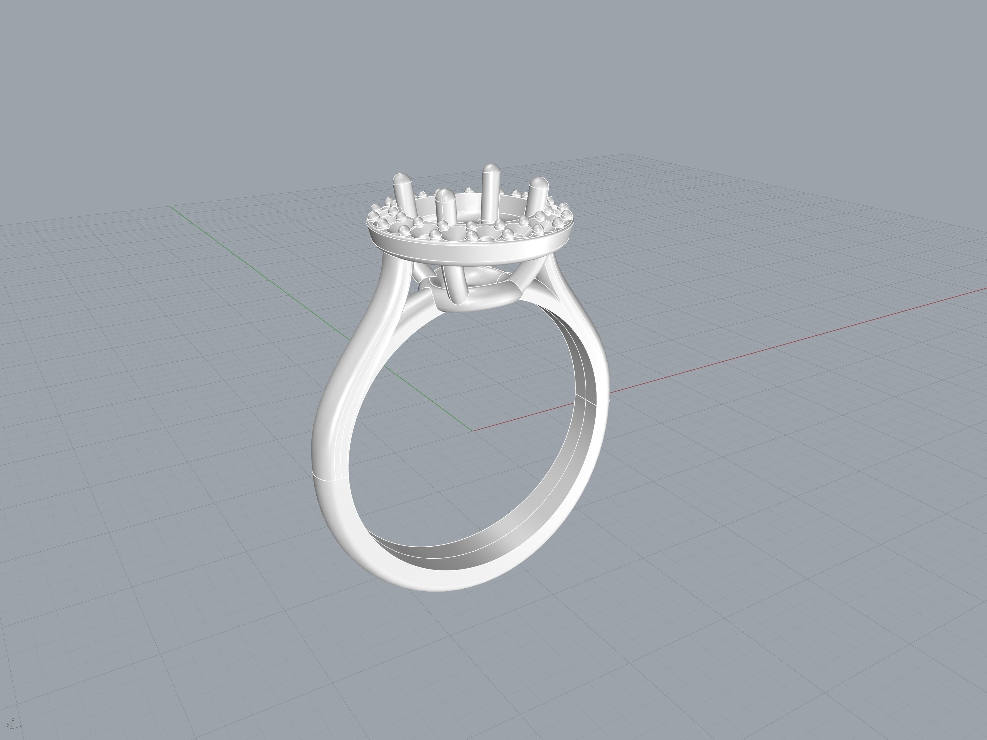 Simple Halo ring 3d model for 3d print 3D model 3D printable | CGTrader