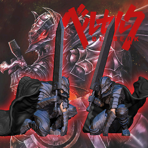 guts berserk sculpture 3D model 3D printable | CGTrader
